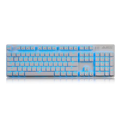 Ajazz AK52 Keyboard Blue Switch White - Asbyt
